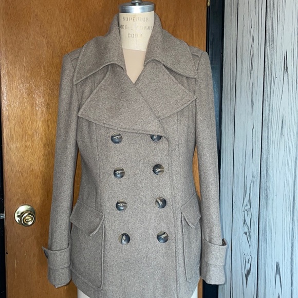 New York & Company | Jackets & Coats | Light Coffee Colored Wool Blend ...